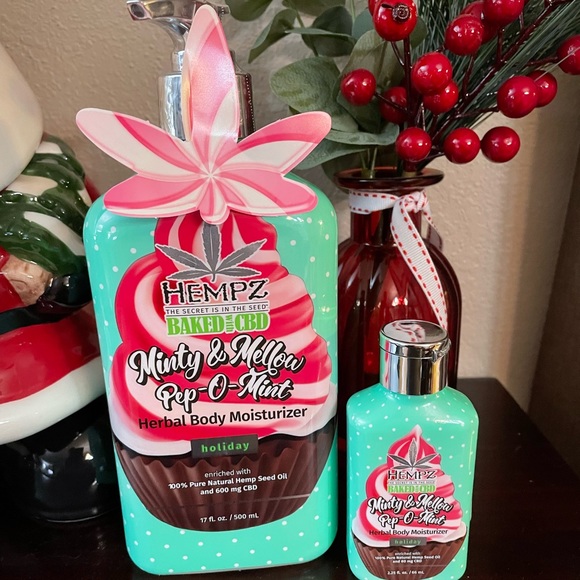 Hempz | Skincare | New Hempz Minty Mellow Pepomint Body Moisturizer Set ...